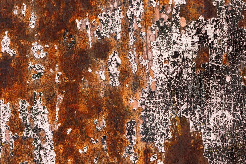 Rusty Old Metalic Wall Texture Background Stock Image - Image of metal ...