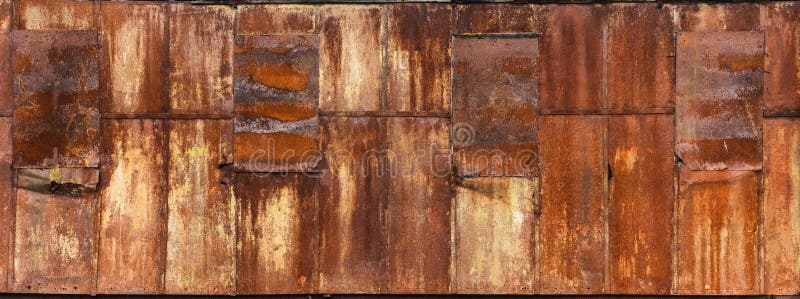 Rusty Old Metalic Wall Texture Background Stock Image - Image of aged ...