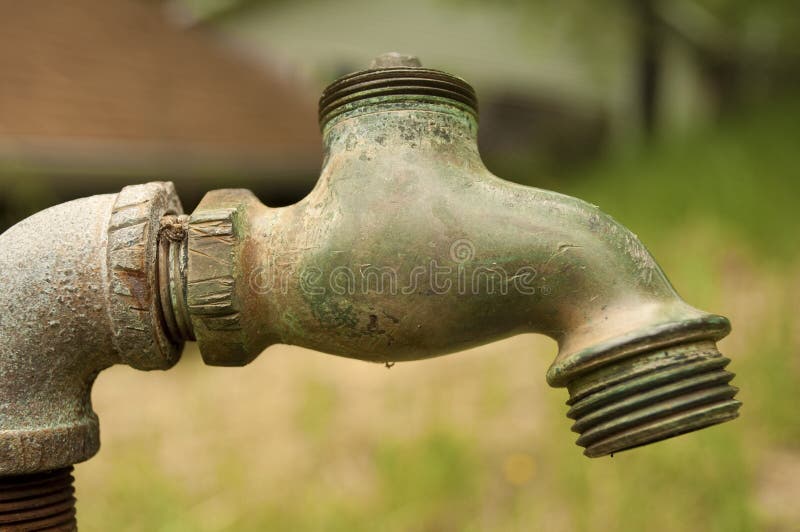 Rusty Old Pipe And Spigot Picture. Image: 14413148