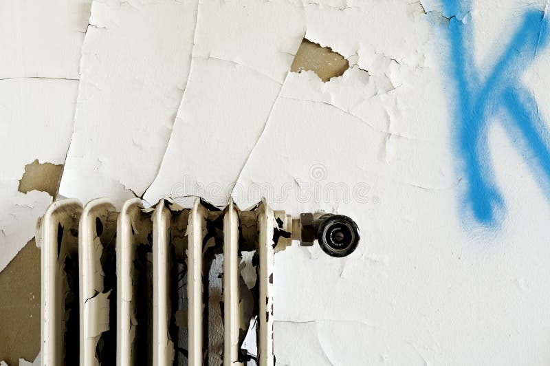 Rusty old radiator, stock image. Image of indoor, rusty - 27437473