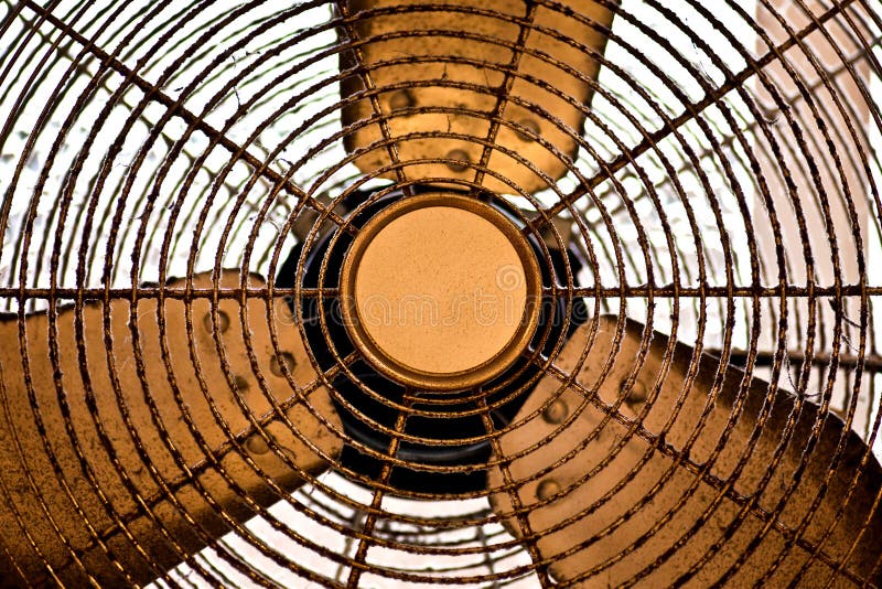 Rusty old room fan stock photo. Image of guard, retro - 35703154