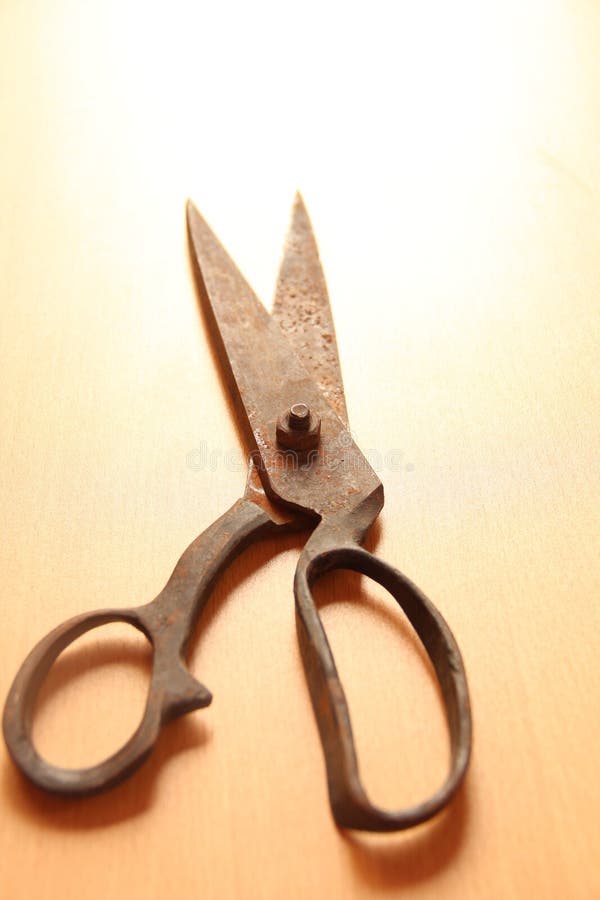 Rusty old scissors stock image. Image of tool, handle - 29840445