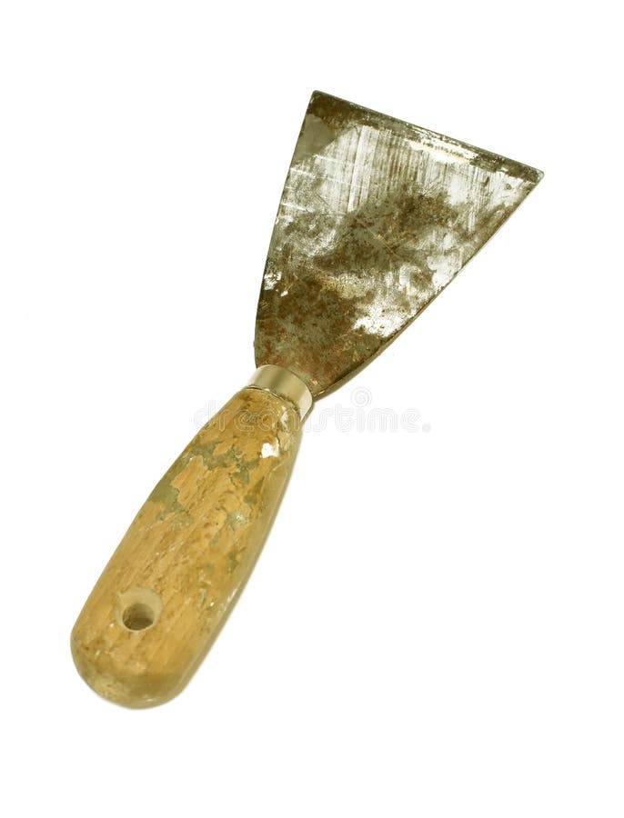 Rusty Dirty Spatula Scraper Tool Stock Image - Image of builder ...