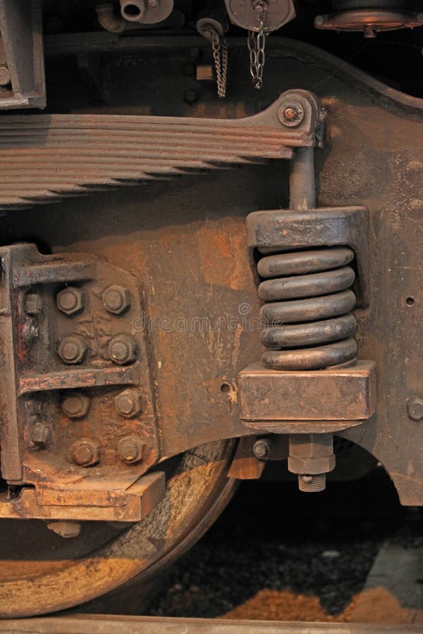 Rusty Old Steam Train Detail Stock Photo - Image of assembly, engine ...