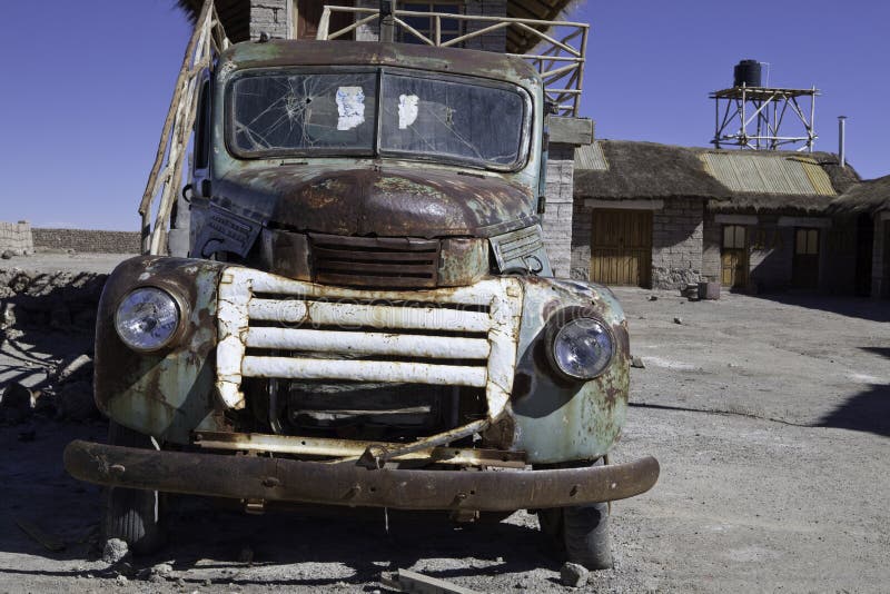 Rusty old timer car stock image. Image of gray, antique - 14232737