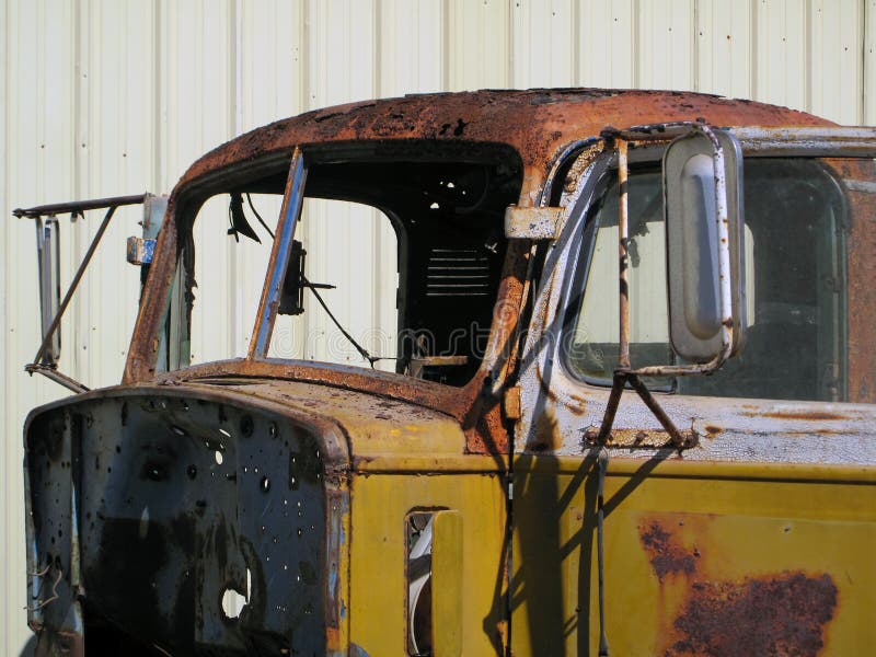 Rusty Old Truck Cabin stock photo. Image of tractor, rust - 78763726