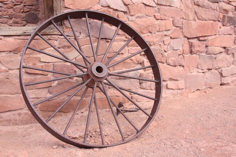 Rusty old wheel stock photo. Image of rusty, tractor - 12673406