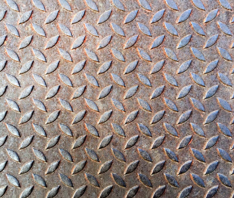 Old One Bar Checker Stainless Steel Plate Texture For Background Stock ...