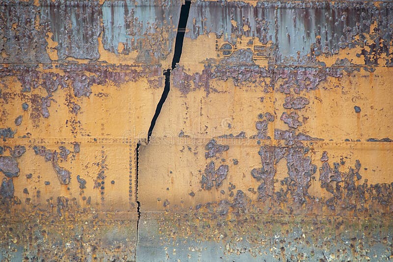 Rusty Orange Abstract Texture Stock Photo - Image of structure, rift ...