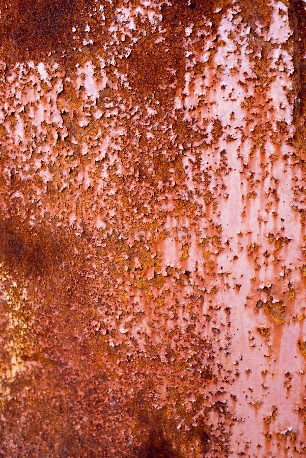 Rusty Orange Background. Rust Texture on an Old Metal Wall. Grunge ...