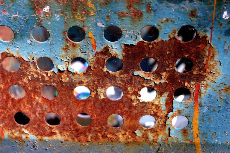 Rusted stock photo. Image of corroded, round, plate, metal - 5968354