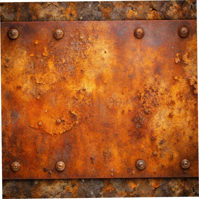 Rusty Orange and Brown Grunge Metal Texture for Vintage Design Stock ...