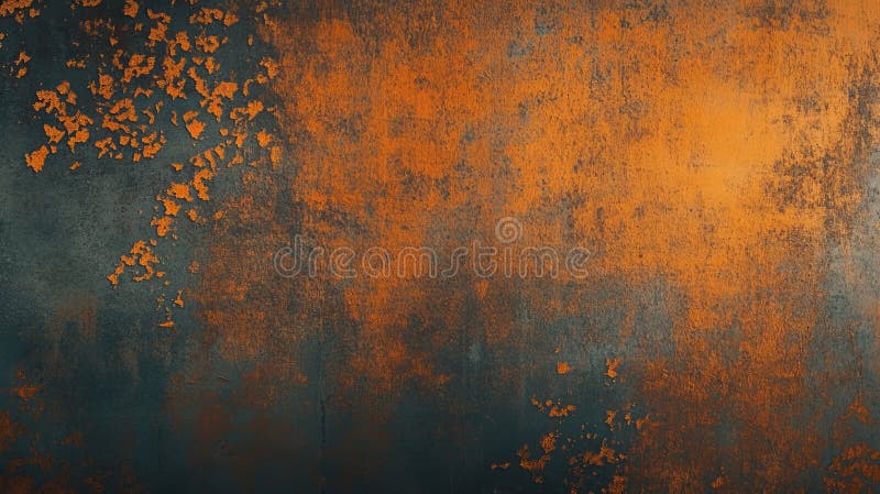A Rusty Orange Brown Metal Surface Texture Ideal for Rustic and Vintage ...