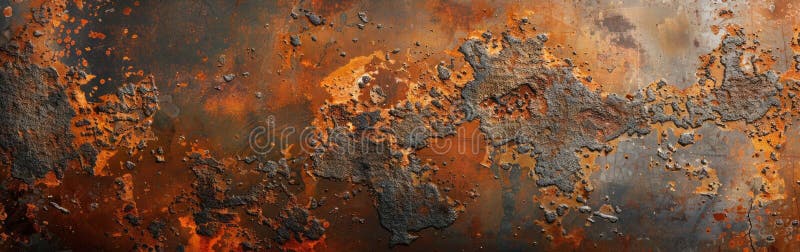 Rusty Orange Grunge Metal and Stone Texture Background for Banner or ...