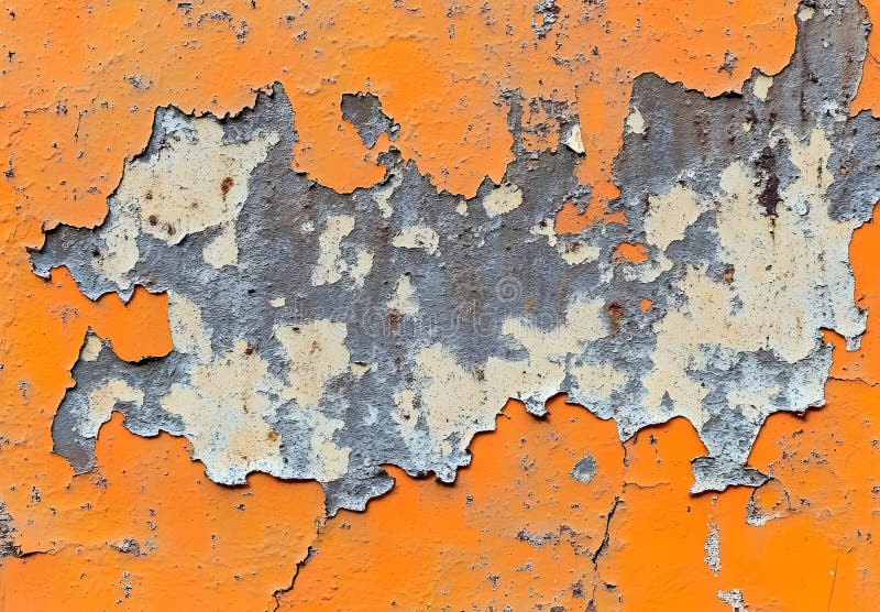 Rusty Orange Metal Surface Texture Background Stock Illustration ...