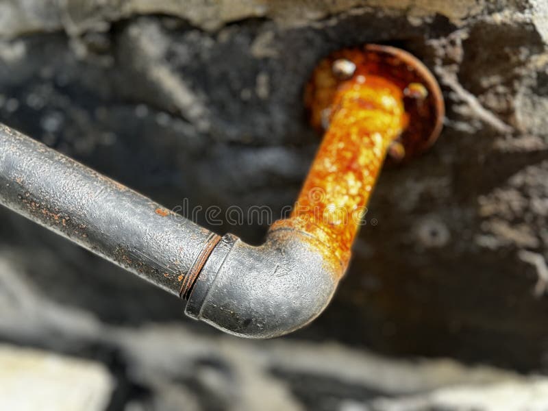 Rusty orange pipe stock image. Image of orange, ready - 317317283