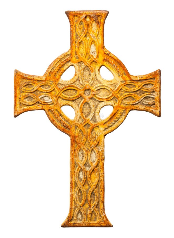 Rusty Ornate Cross stock photo. Image of view, twisted - 309433752