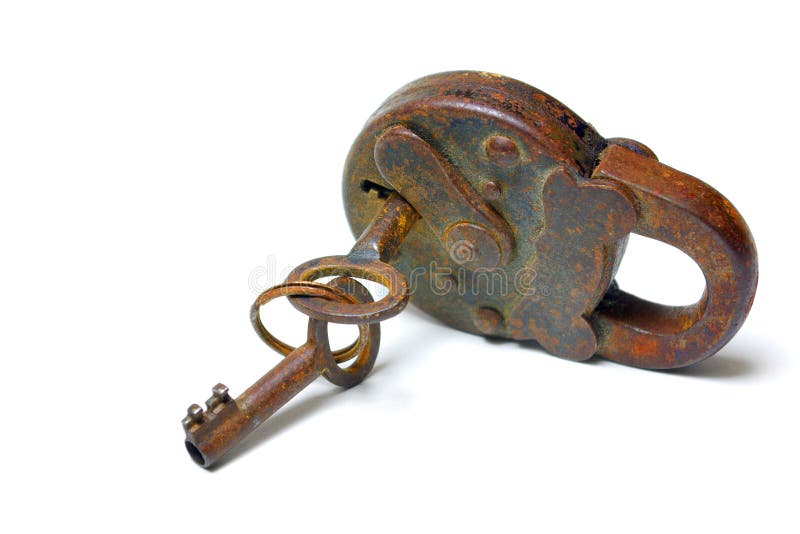 Rusty Padlock stock photo. Image of lock, corrosion, metallic - 4509586