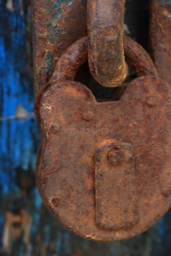 Rusty padlock stock image. Image of detail, rusted, lock - 6238711