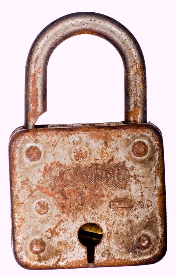 Rusty Padlock stock photo. Image of vintage, security - 7182956