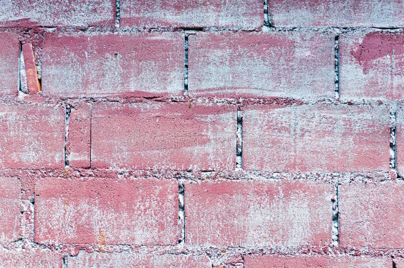 Rusty paint on brick wall stock photo. Image of concrete - 34683936