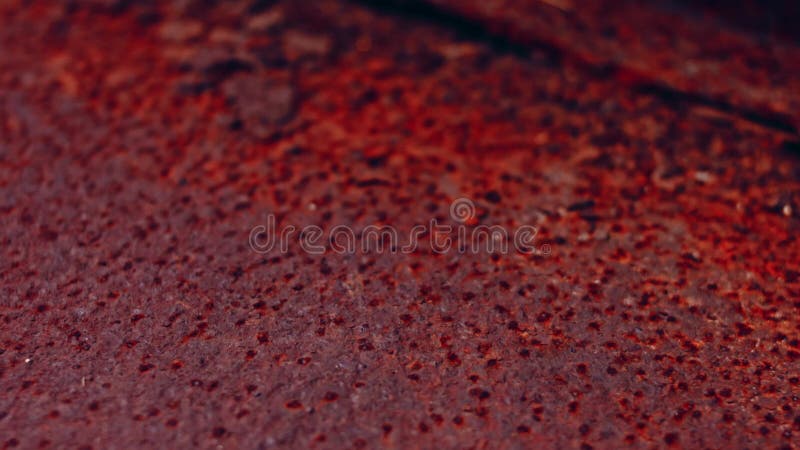 Rusty Painted Metal Surface. Macro View of Corrosion in Iron Metal ...