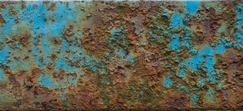 Rusty painted metal stock image. Image of worn, metalwork - 73119547