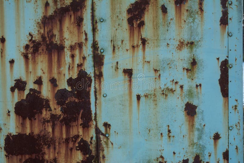 Rusty painted metal stock photo. Image of blue, texture - 80974454