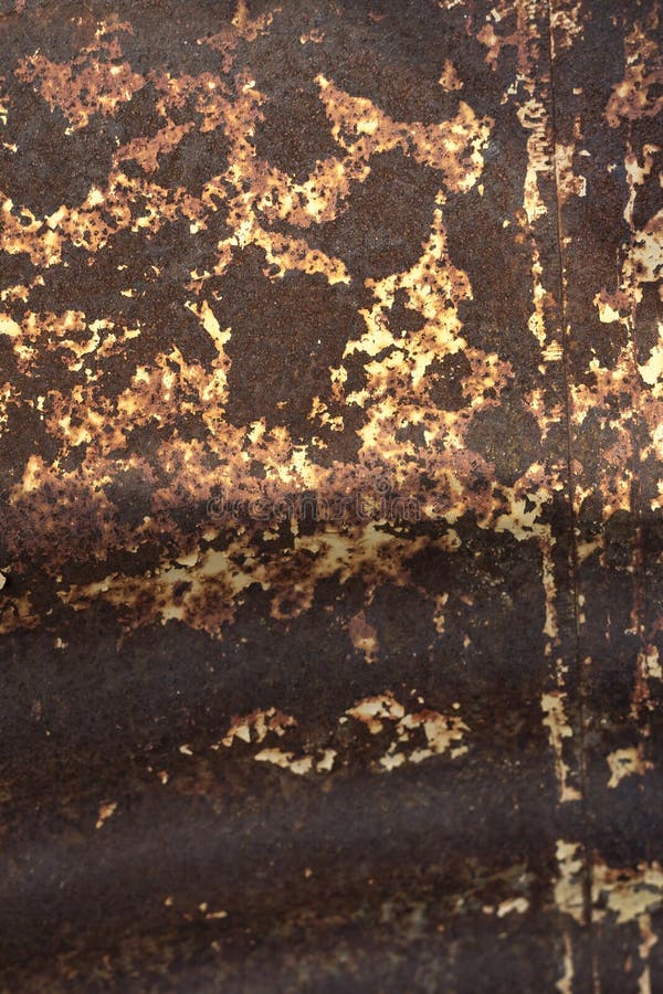 Rusty and Painted Textured Metal Stock Image - Image of colors ...