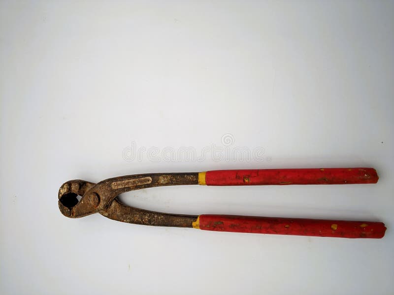 Rusty Pair Pliers Red Handles Stock Photos - Free & Royalty-Free Stock ...
