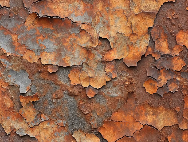 Rusty Peeling Paint Texture Stock Image - Image of cracked, vintage ...