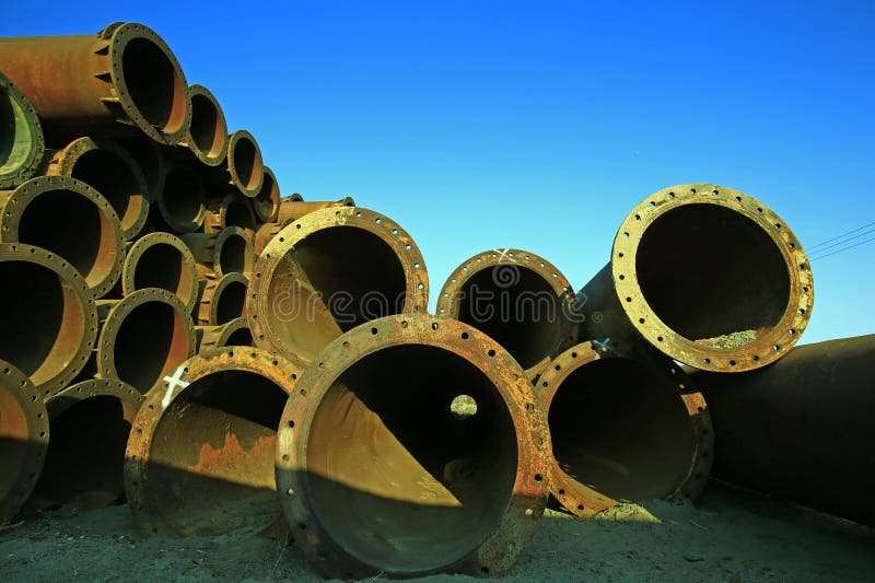 The rusty pipe stock image. Image of long, rust, surface - 297113367