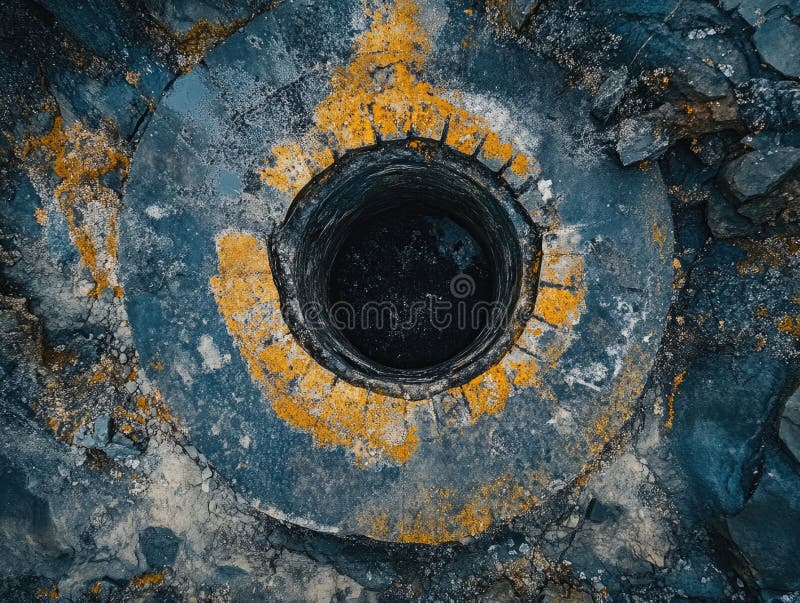 Rusty Pipe Opening in a Decaying Infrastructure Stock Photo - Image of ...