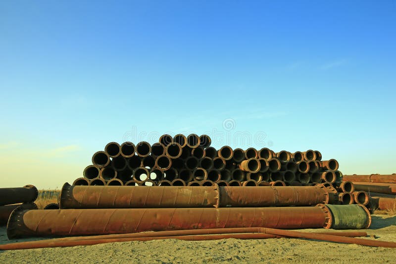 The rusty pipe stock photo. Image of pipe, metal, gray - 297113426