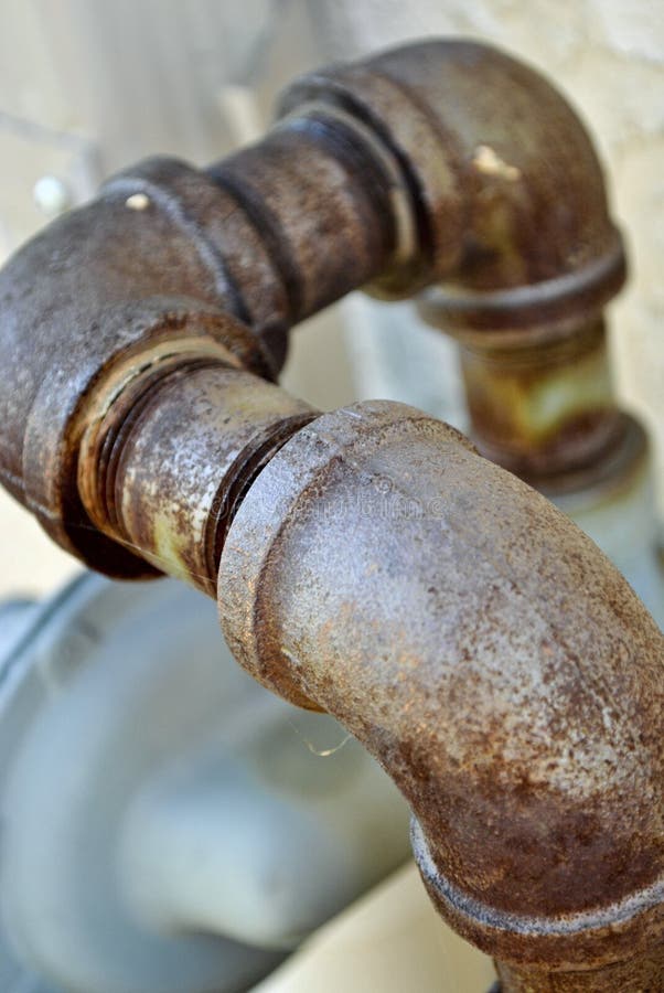 Rusty pipe stock photo. Image of rusty, vintage, industrial - 49805542
