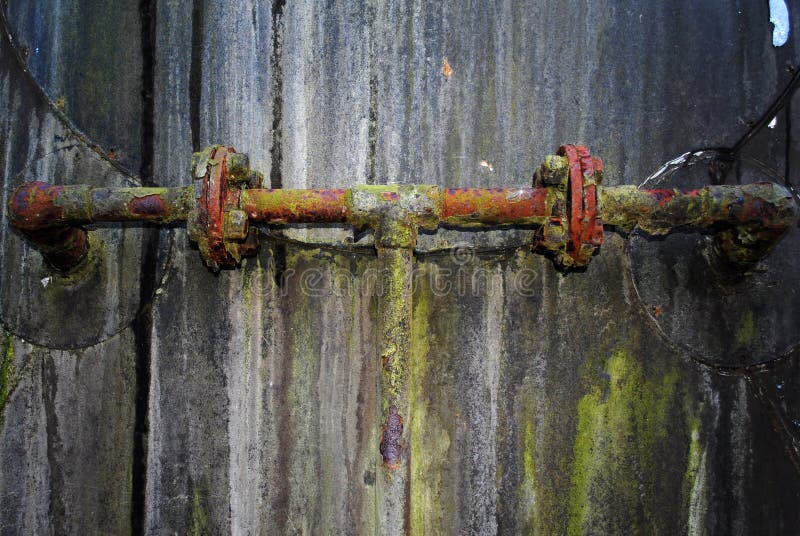 Old Rusty Pipes Aged Weathered Isolated Pipeline Stock Image - Image of ...