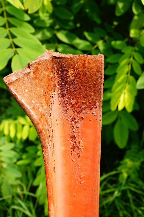 Rusty pole stock image. Image of metal, industrial, rusty - 44875253