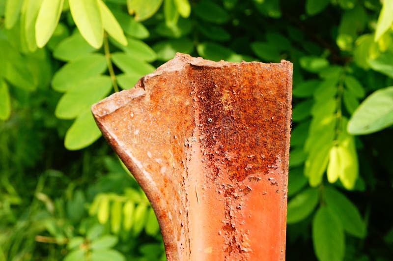 Rusty pole stock image. Image of metal, industrial, rusty - 44875253