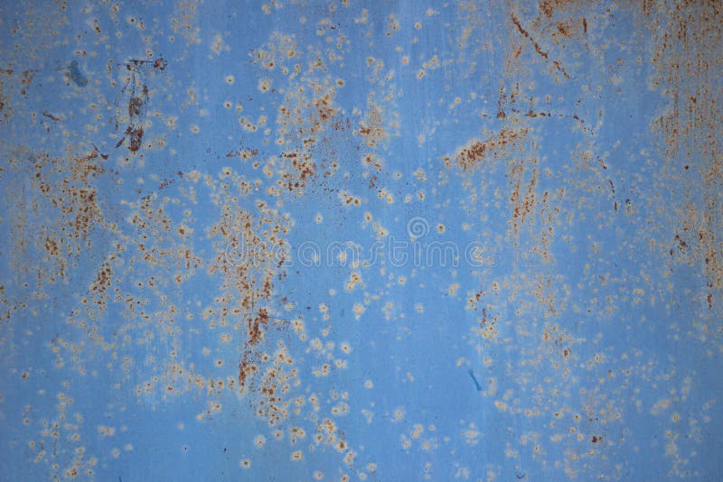 Rusty Poorly Painted Surface. Stock Photo - Image of rough, sharp ...