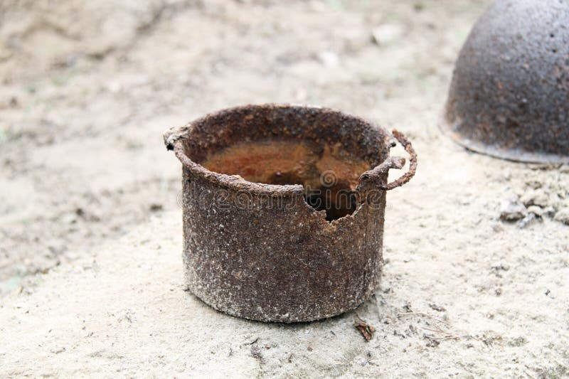 Rusty pot stock photo. Image of cauldron, worn, metal - 31142658