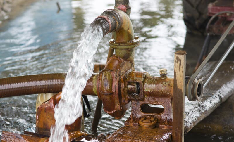 Old Rusty Gas Pump with Interesting Shadows Stock Image - Image of ...