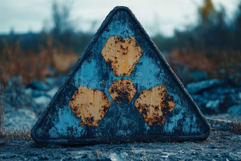 Radioactive sign on barrel stock photo. Image of chemical - 141014550