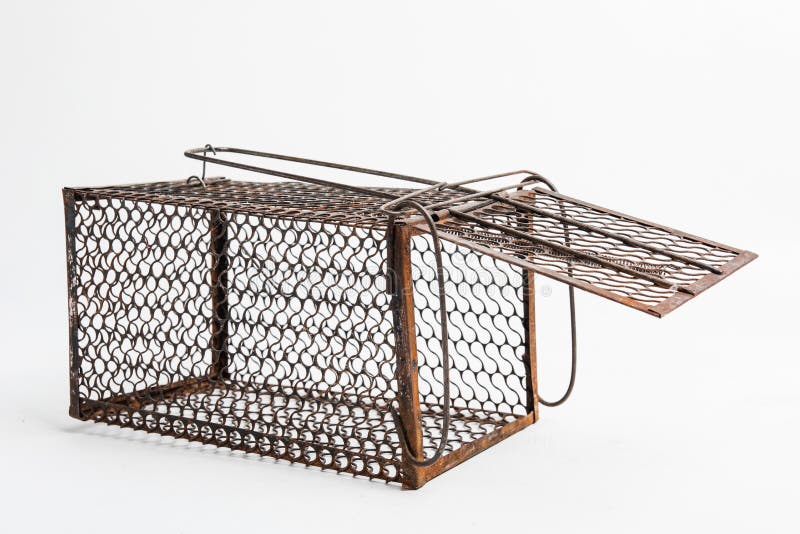 Rusty rat cage stock image. Image of iron, peanut, cage - 64057555