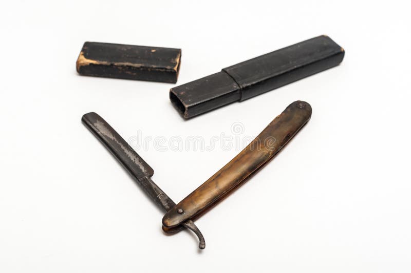 Rusty razor stock image. Image of manly, texture, brown - 37550499