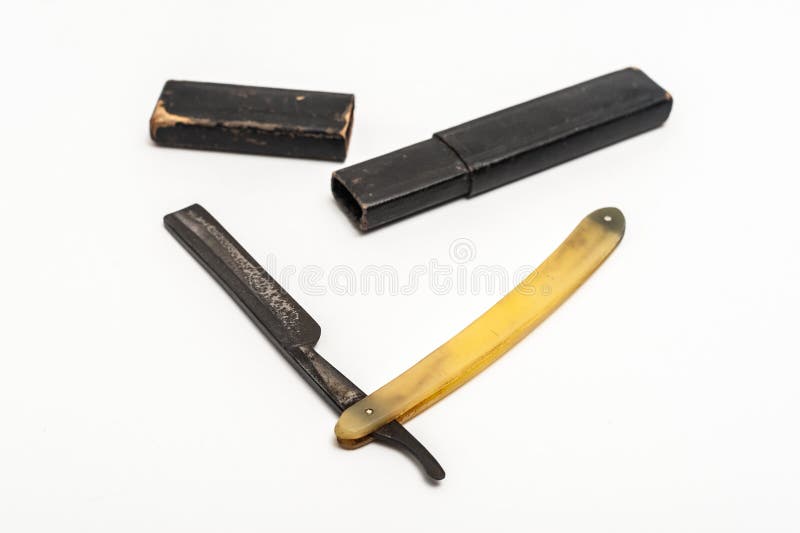 Old rusty razor blade stock image. Image of steel, iron - 21269077