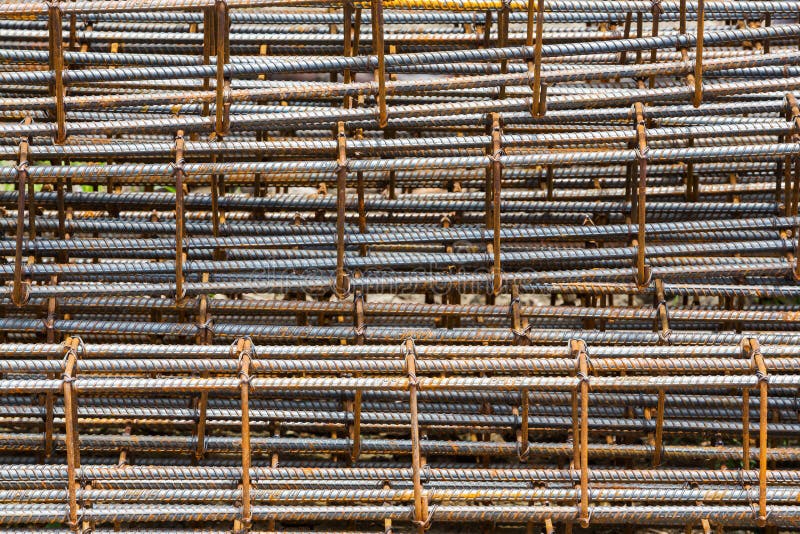 Rusty rebar stock image. Image of architecture, reinforced - 33655925
