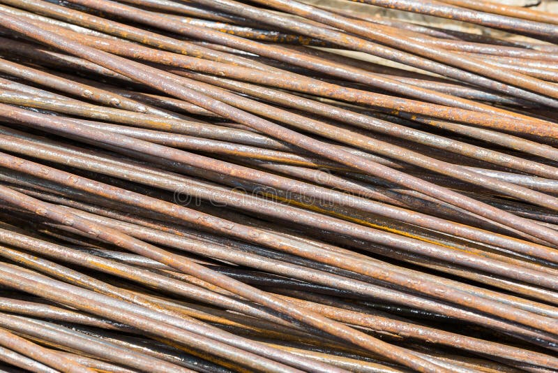 Rusty rebar stock image. Image of detail, hard, background - 33655927
