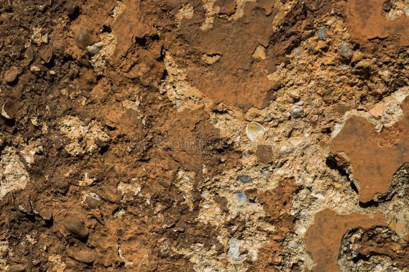 Rusty Red Cracked Stone Wall/grunge Wall Texture Background Stock Photo ...