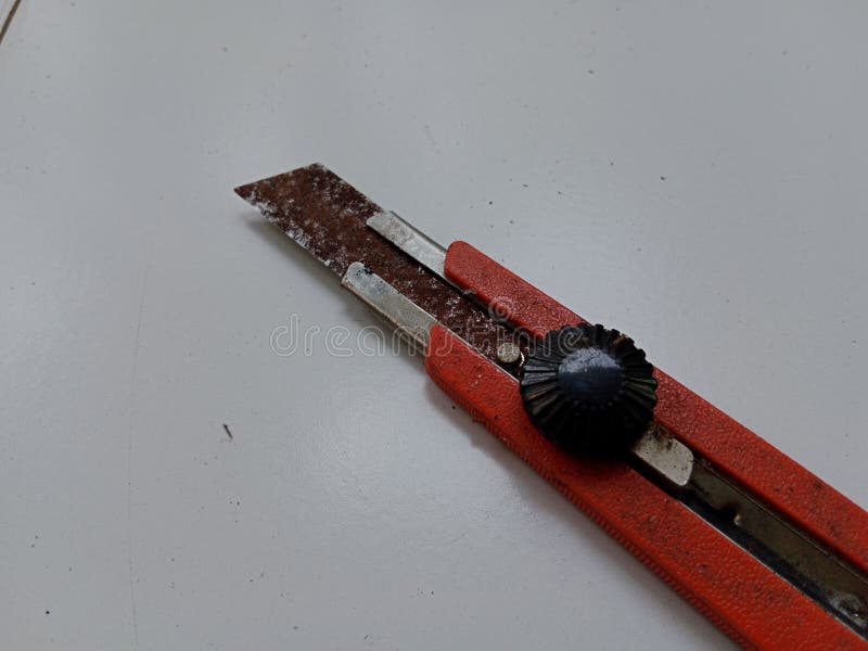 Rusty Red Cutter Causes Tetanus Stock Image - Image of vehicle, wing ...