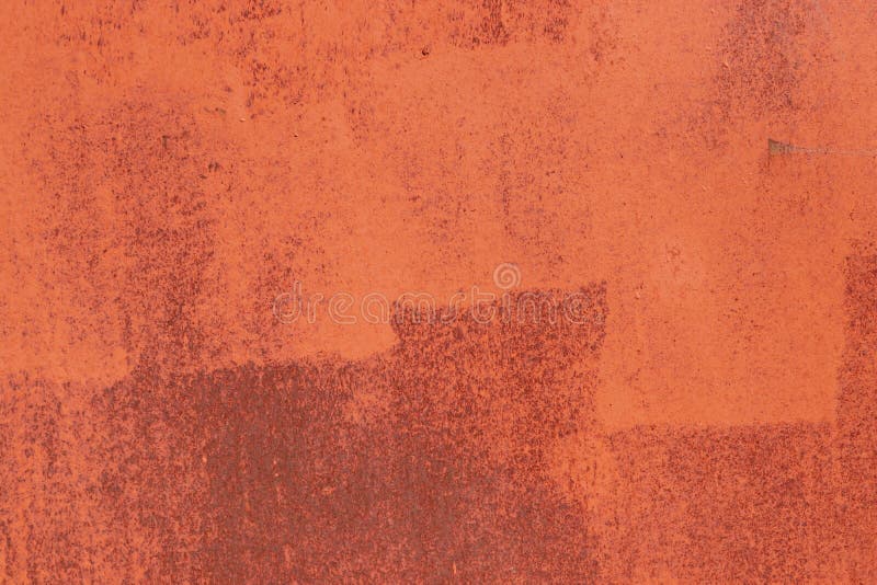 Rusty Red Painted Wall Texture Stock Image - Image of iron, corrosion ...